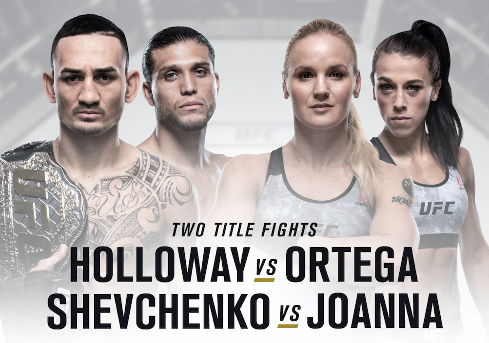 UFC 231: Holloway vs Ortega - Shevchenko vs Jedrzejczyk (08/12/18 ...